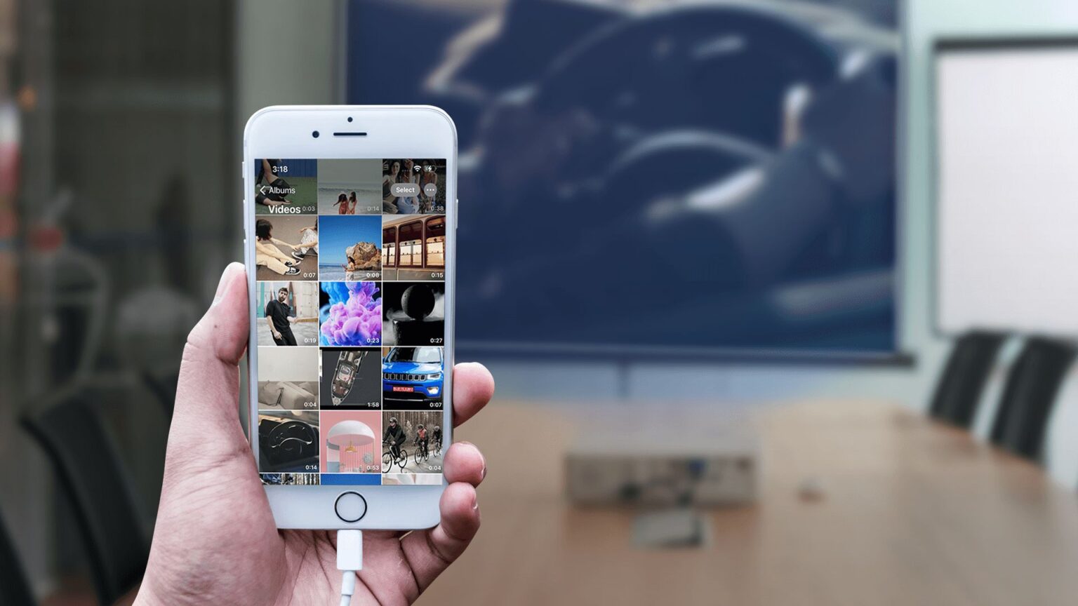 How to Connect iPhone to Projector with Cables or Wirelessly - Techtouchy