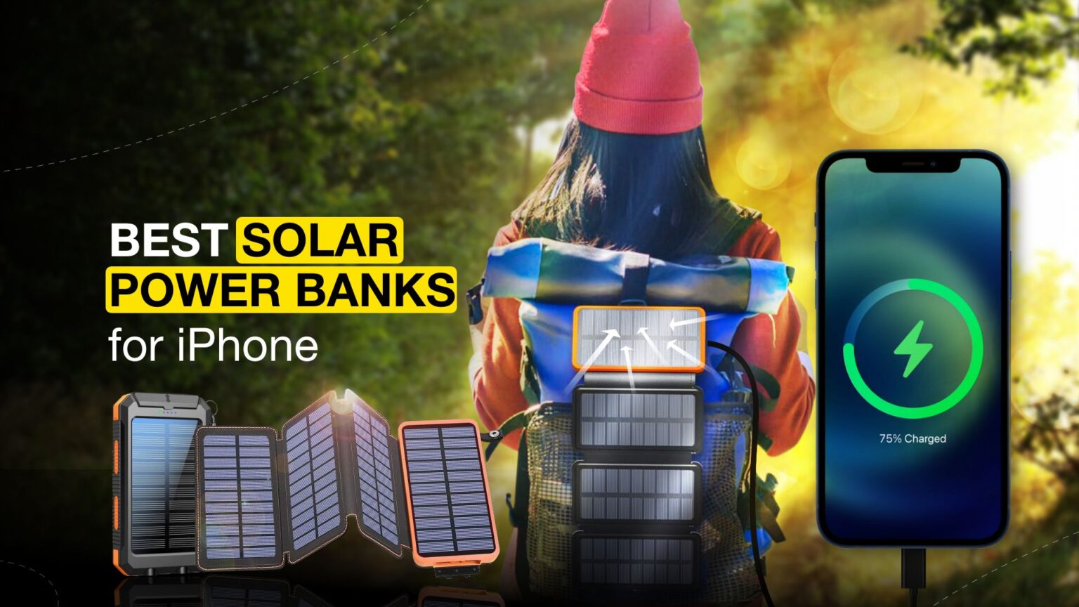 13 Best Solar Power Banks for iPhone in 2023 - Techtouchy